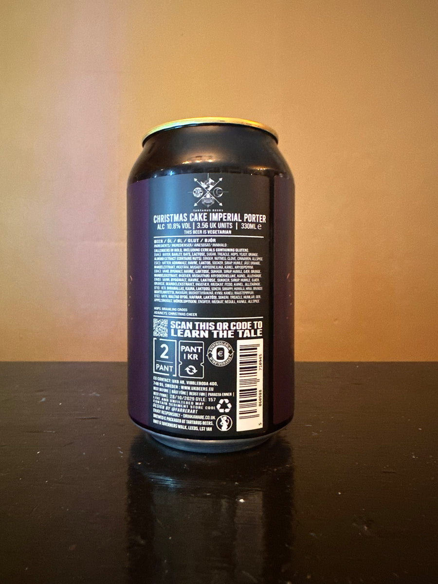 Tartarus Krampus Christmas Cake Imperial Porter 2024 – The Bear - Beer ...